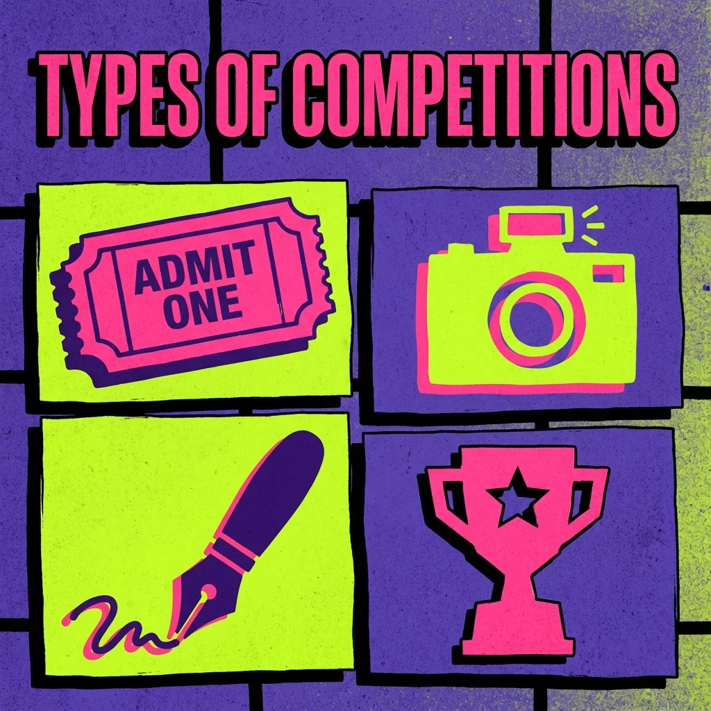 Types of Competitions: Complete Guide for Compers | Sweepzy | Sweepzy